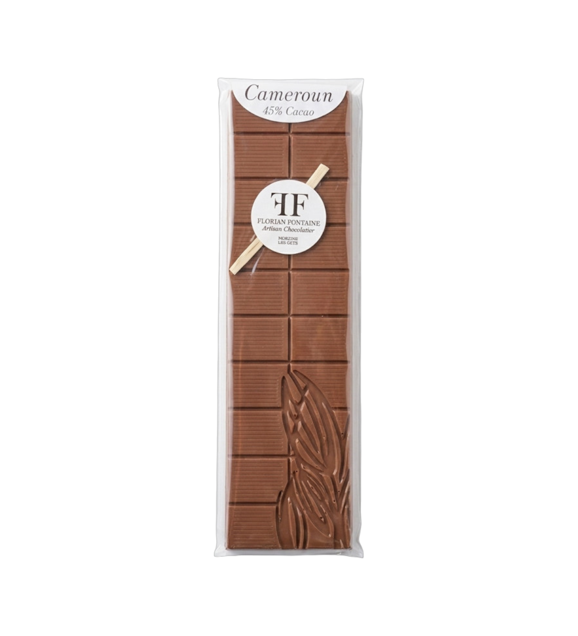 45% Milk chocolate bar from Cameroon – Florian Fontaine